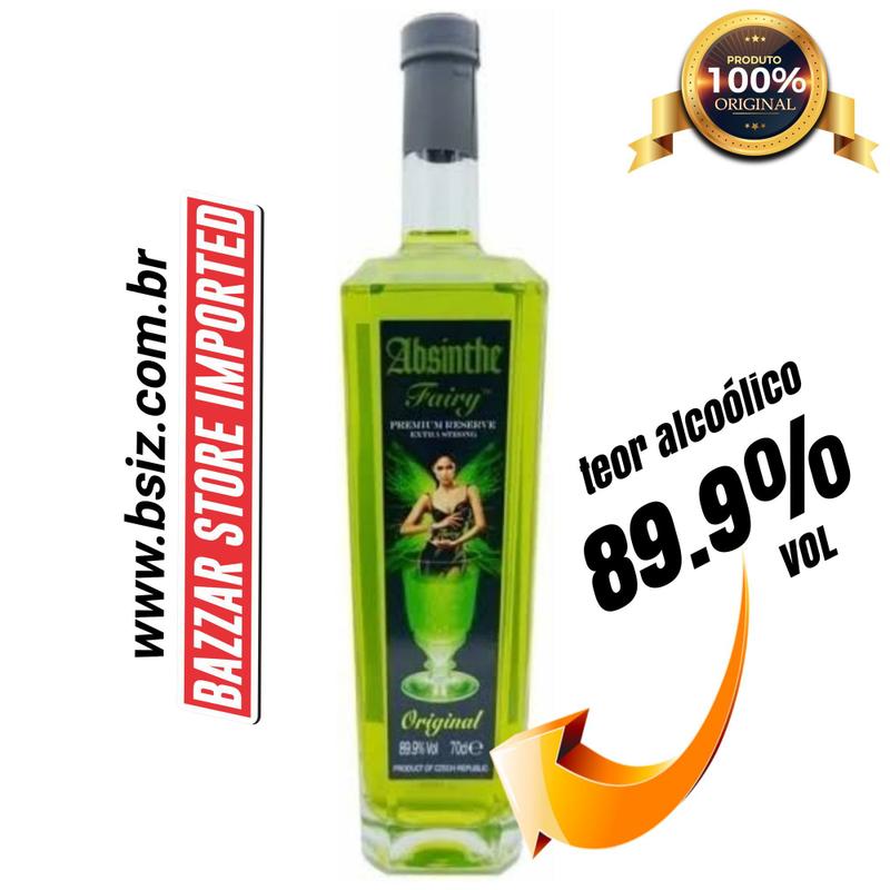 Absinto Fairy Reserve Especial Premium Absinthe Fada Verde 89,9% álcool ...