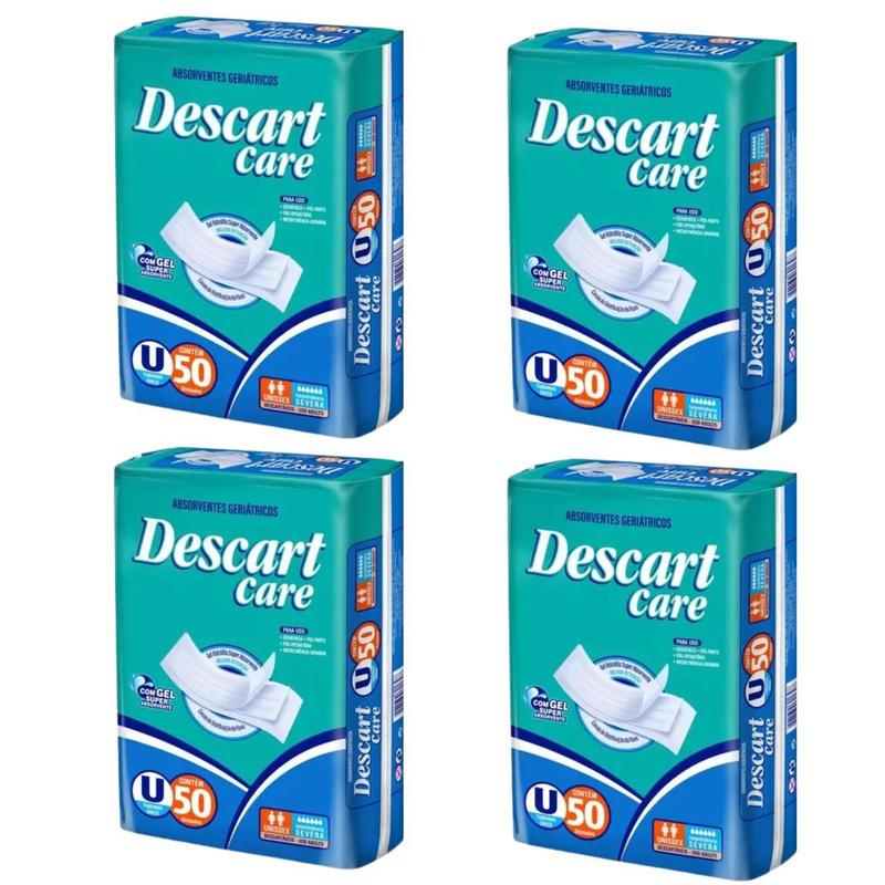 Absorvente Geriatrico Descart Care s/ Fita 200 Unidades - Absorvente ...