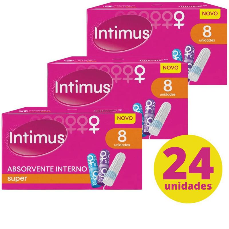 Absorvente Interno Intimus Super 24 unidades Intimus Interno - Kimberly ...