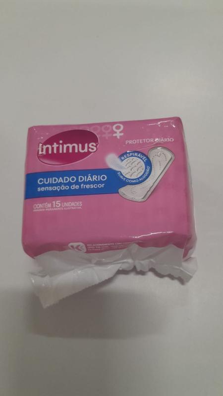 Absorvente intimus protetor diário com 15 unidades cada. - Protetor ...