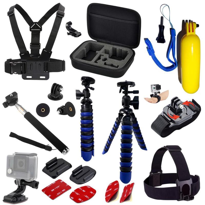 Acessórios go action pro hero Tripe 28cm Bastao Peito base Jhook hero ...