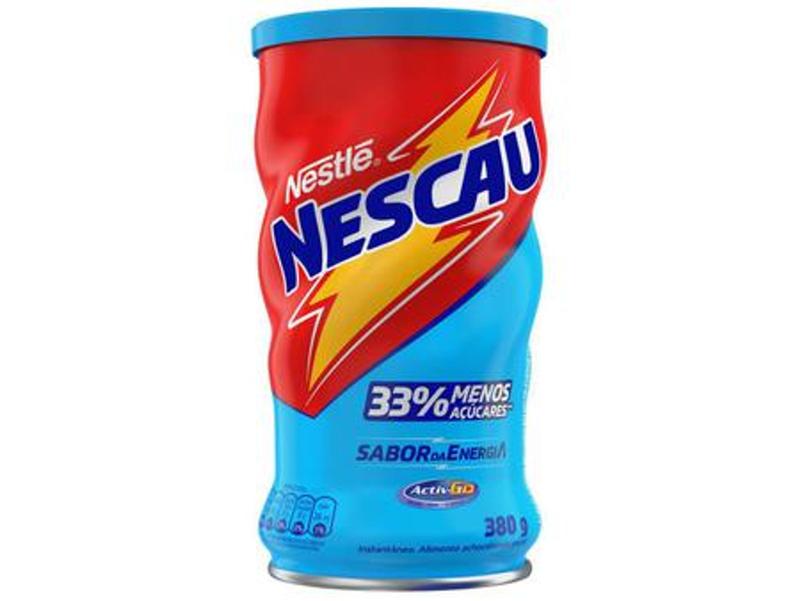 Achocolatado em Pó Nescau - 33% Menos Açúcares Light 380g ...