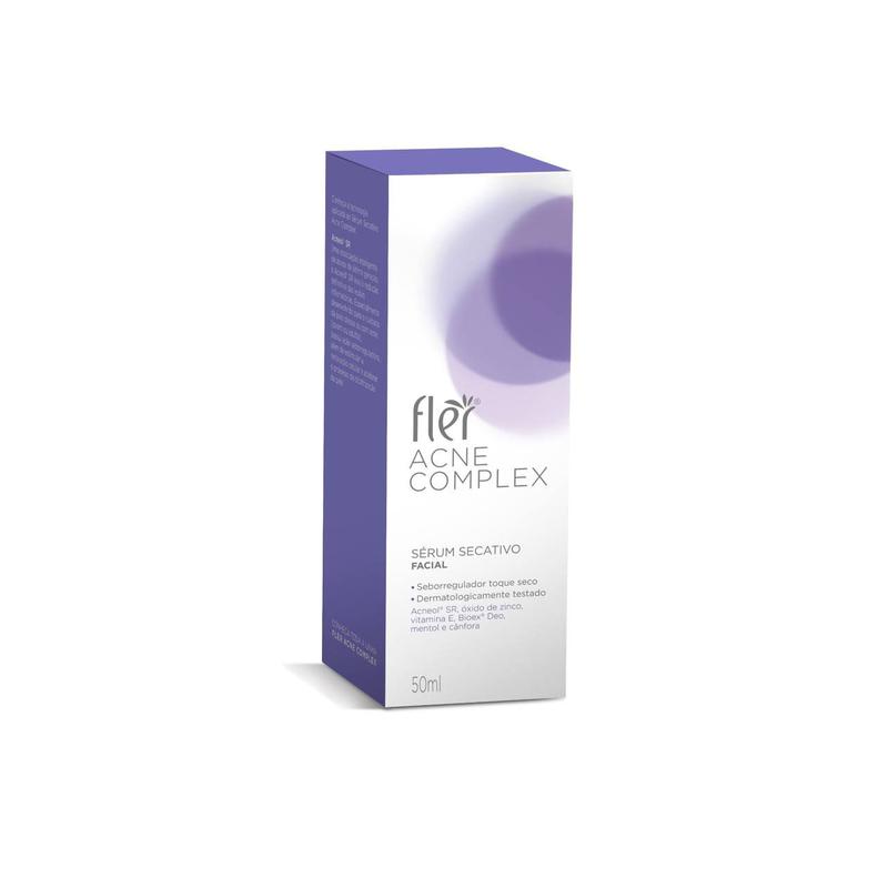 ACNE COMPLEX SÉRUM SECATIVO ANTIACNE 50ml FLER - Secativo de Espinhas ...