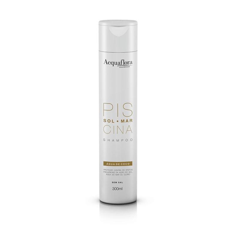 Acquaflora - Shampoo Sol Mar Piscina 300ml - Shampoo - Magazine Luiza