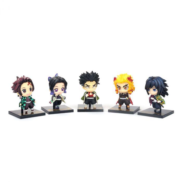 Action figure demon slayer: kimetsu no yaiba - tanjiro e hashira mascot ...