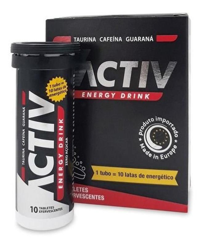 Activ energy drink - efervescente tubo c/ 10 - Eurovit - Bebida Mista ...