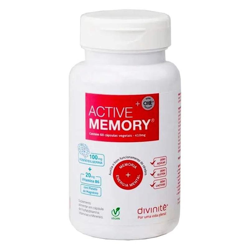 Active memory c/60 caps - divinite - Multivitamínico / Polivitamínico ...