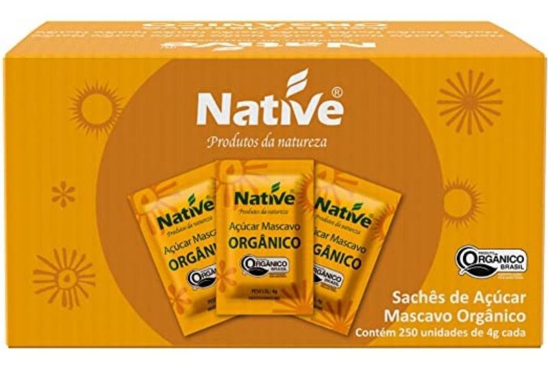 Açucar Mascavo Organico Native Sache 4g Cx 250 Unid - Açúcar - Magazine ...