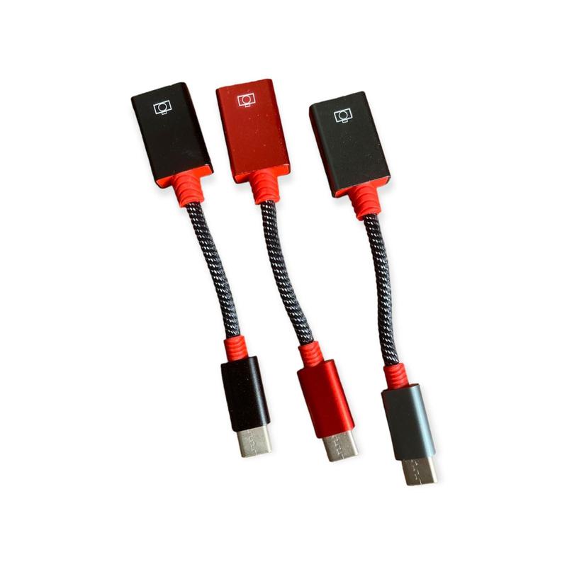 Adaptador cabo OTG para tipo C 3.0 USB fêmea type-C PREMIUM - raffs ...