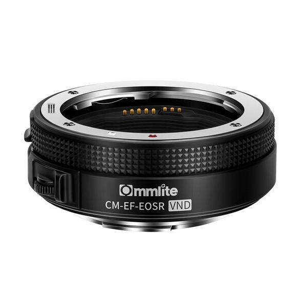 Adaptador de Lente Commlite CM-EF-EOS R VND Lente EF/EF-S para Canon EOS R Autofoco e Filtro ND ...