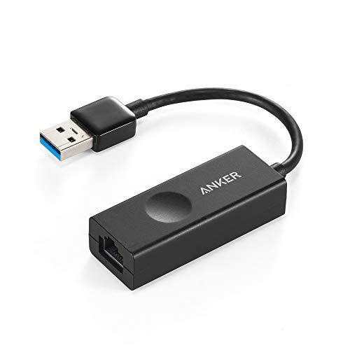 Adaptador de rede, Anker USB 3.0 para RJ45 Gigabit Ethernet adaptador compatível com Ethernet 10 ...