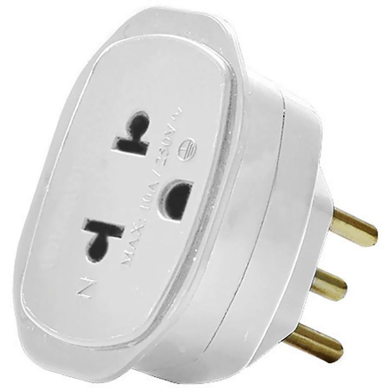 Adaptador de Tomada 2P+T Legrand Daneva - Tomada Padrão Novo - 10A ...