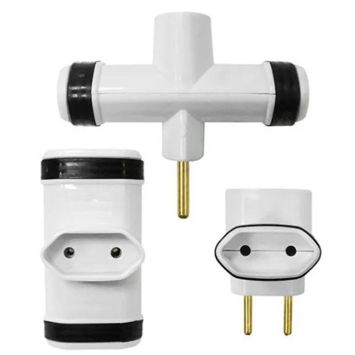Adaptador de Tomada T 3 Saídas Benjamin 10a 2p - Western - Adaptador de ...
