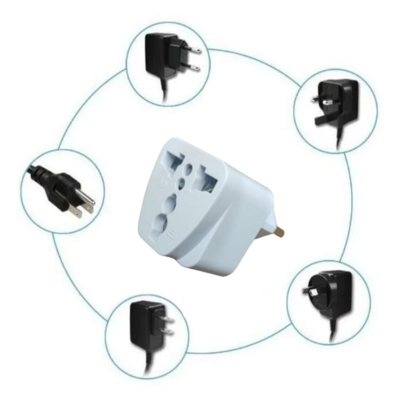 Adaptador De Tomadas Importados Plug Euro Asia Uk P/ Brasil - DPL ...