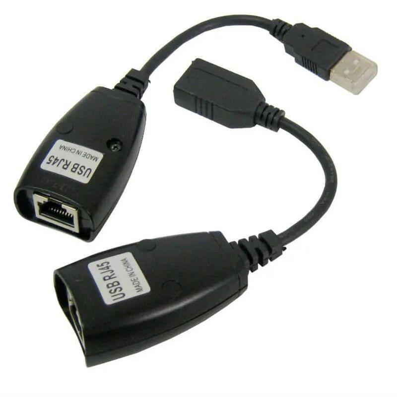 Adaptador Extensor USB via Cabo de Rede RJ45 de até 45 Metros - FLY ...