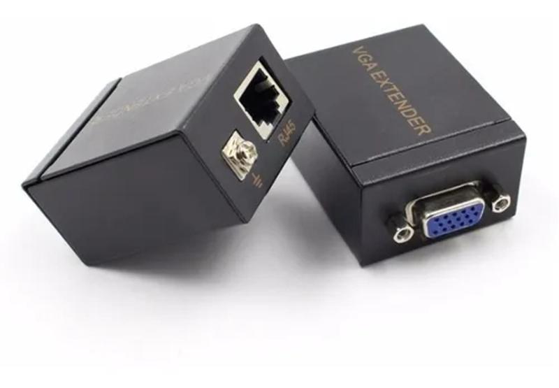 Adaptador Extensor Vga Video Via Cabo Rede Rj45 60m 1080p - NewGold ...