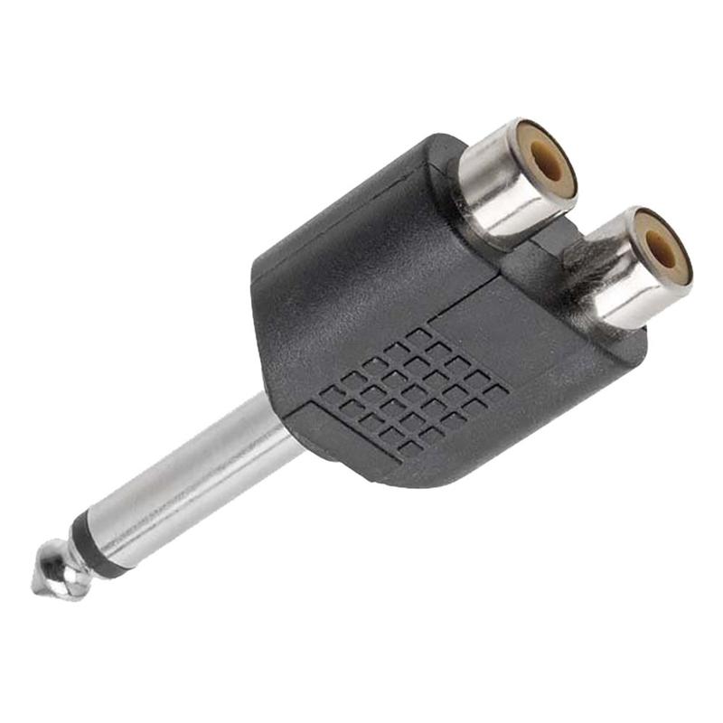Adaptador Femea RCA Dupla para PLUG P10 Mono - BITS - Cabos de Áudio ...