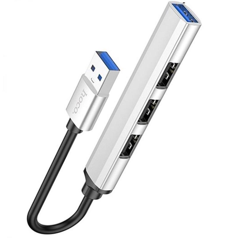 Adaptador Hub 4 Portas Usb p/ Notebook Teclados Mouse Hoco - Hub ...