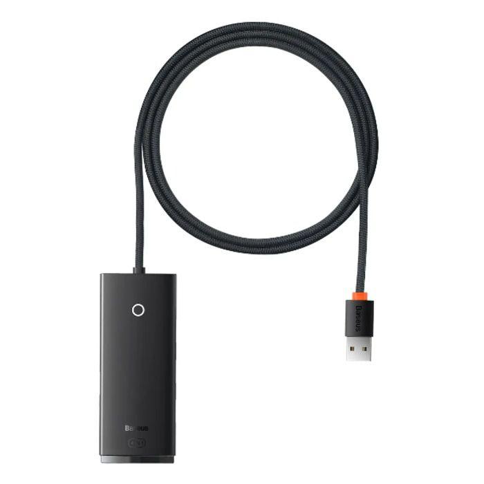 Adaptador HUB Baseus L ite S eries 4-Portas (USB-A para USB 3.0*4 ) 1m ...