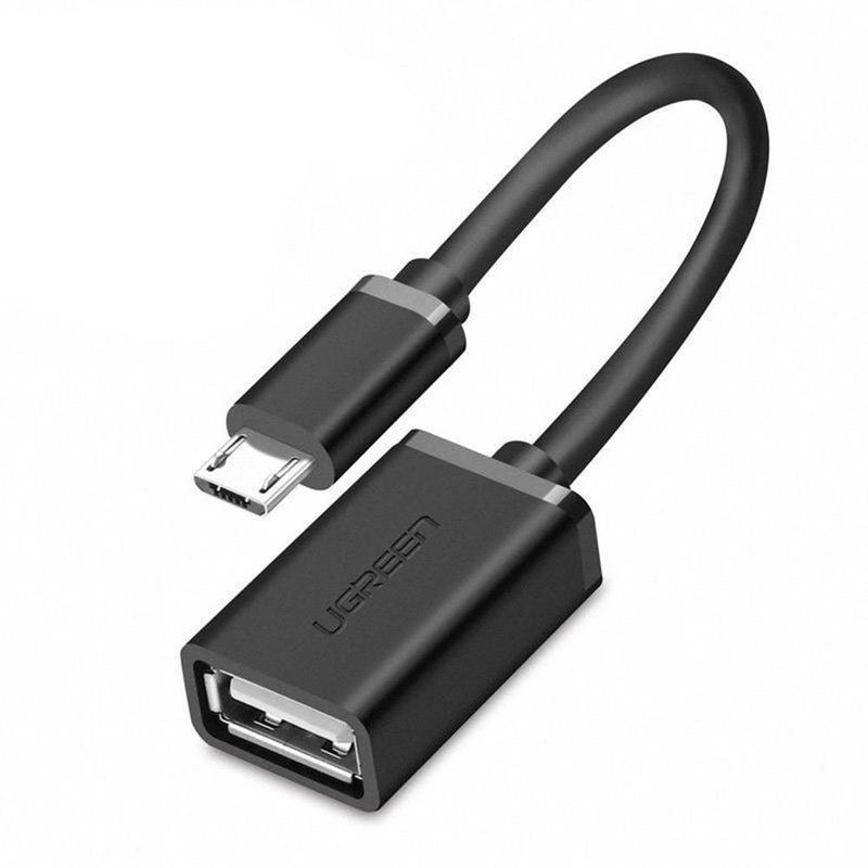 Adaptador Micro Usb Para Usb A Fêmea Ugreen Macho 15Cm Preto ...