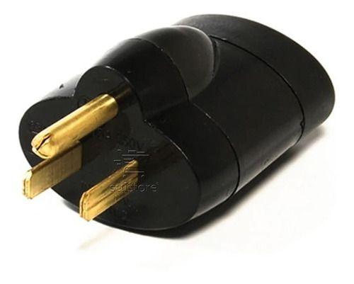Adaptador para Tomada Padrão Antigo Americano Macho 10A Máximo 15A para ...