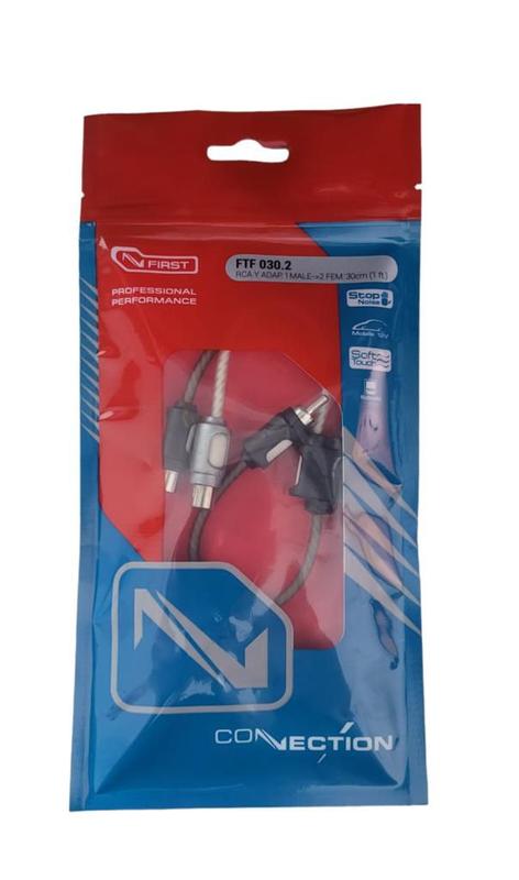 Adaptador Rca Tipo Y Ftf 030.2 Connection 1X Macho 2X Fêmea - Cabo RCA - Magazine Luiza