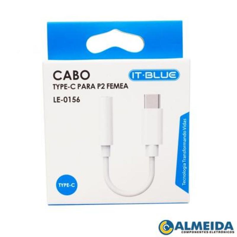 Adaptador Tipo-C para Cabo P2 Le-5586 It-Blue - It blue - Cabos e Adaptadores de Áudio ...