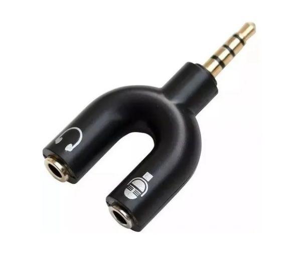Adaptador Up Plug P3 Para 2 P2 Audio E Fone Preto - Cabos de Áudio ...