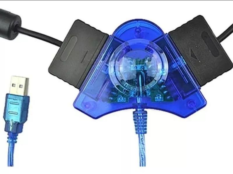 Adaptador Usb Para Controle Ps2 Com 2 Saídas - Knup - Adaptador USB ...