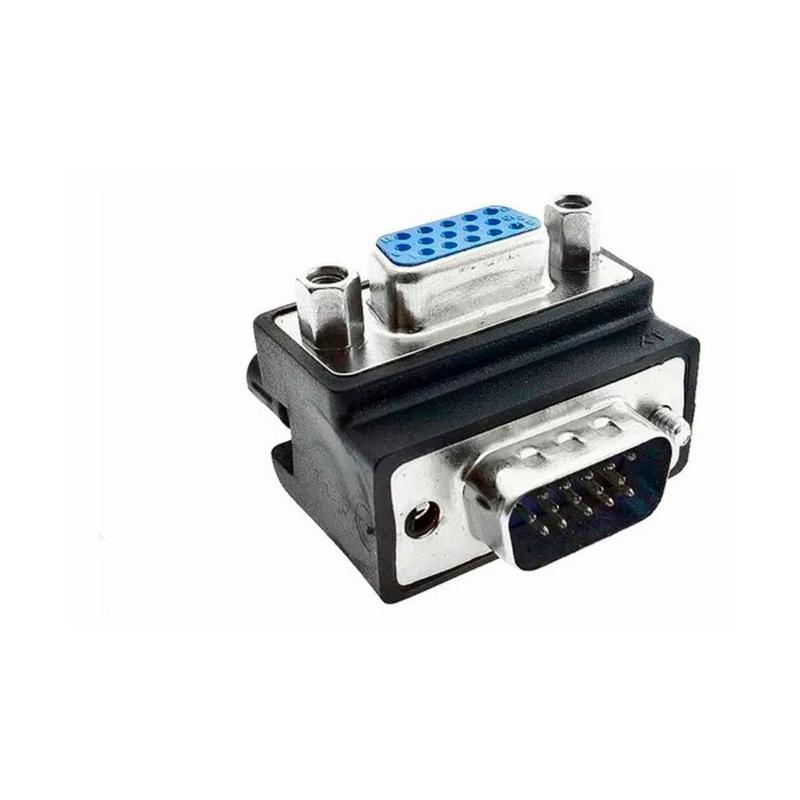 Adaptador Vga Em L Macho X Femea 90 Graus Kcb17 - WAHHING - Cabo para ...