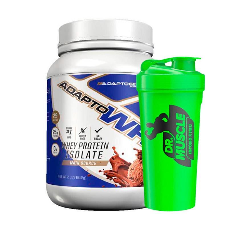 Adapto Whey Protein Isolate 912g Diversos Sabores - Adaptogen Science ...