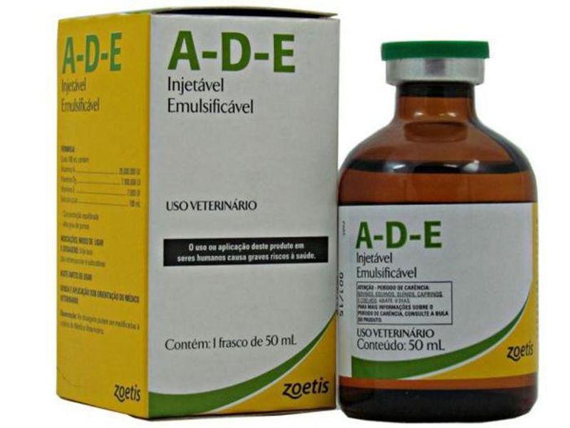 Ade inj. 50 ml zoetis - Vitaminas e Suplementos para Pet - Magazine Luiza