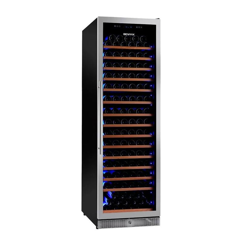 Adega Benmax 188 Garrafas Compressor Single Zone Preta BAC188 220 Volts ...