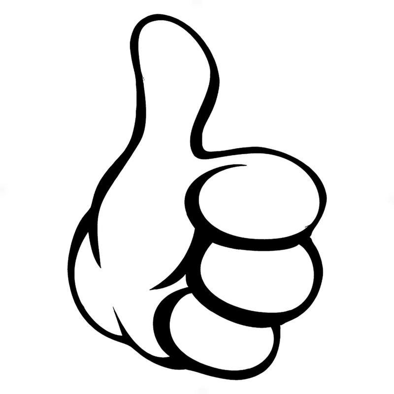 Adesivo 40x28cm - Thumbs Up Jóia Joinha OK Emoticon Emoji REF: ADE3014 ...