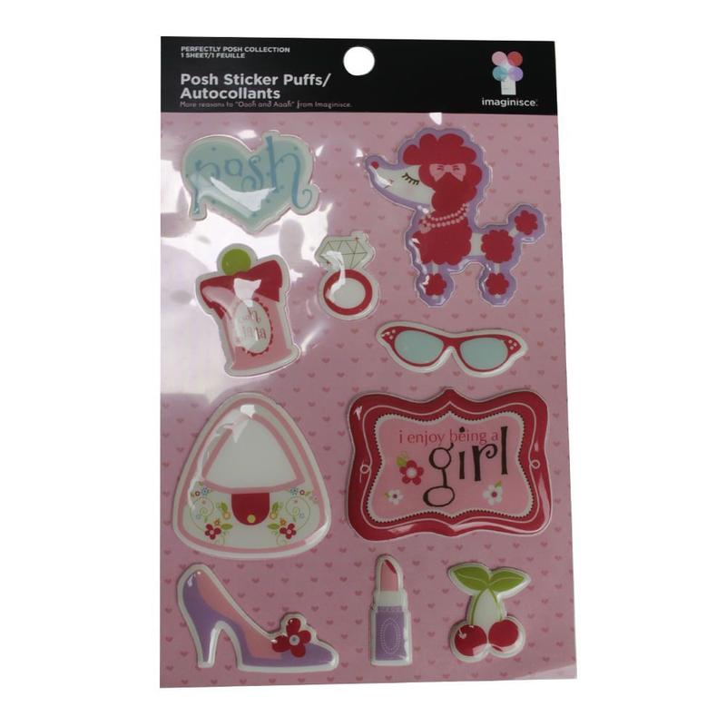 Adesivo Autocolante Imaginisce Posh Sticker Puffs 001746 - Puffs ...
