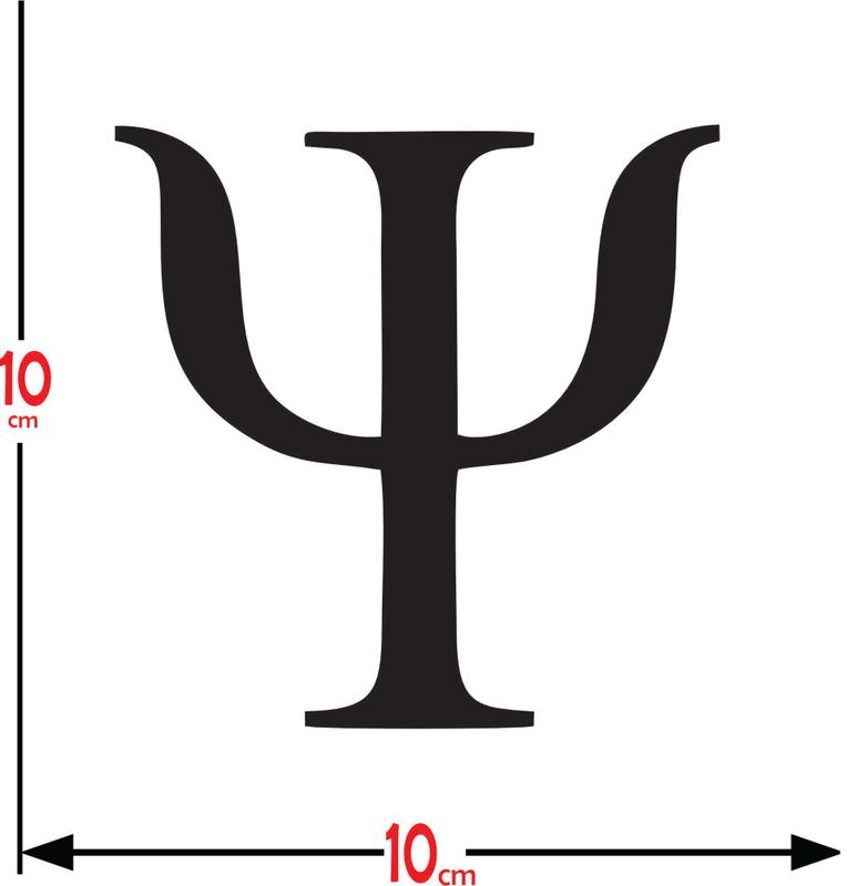 Adesivo Carro Moto Vidro Psicologia Símbolo Psicologo - l.a decorações ...