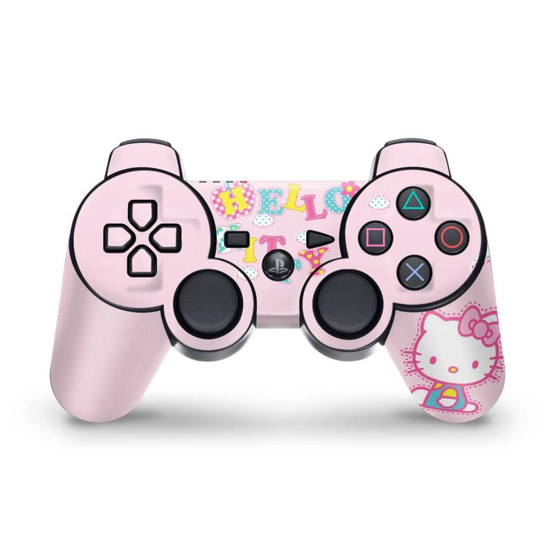 Adesivo Compatível PS3 Controle Skin - Hello Kitty - Pop Arte Skins ...