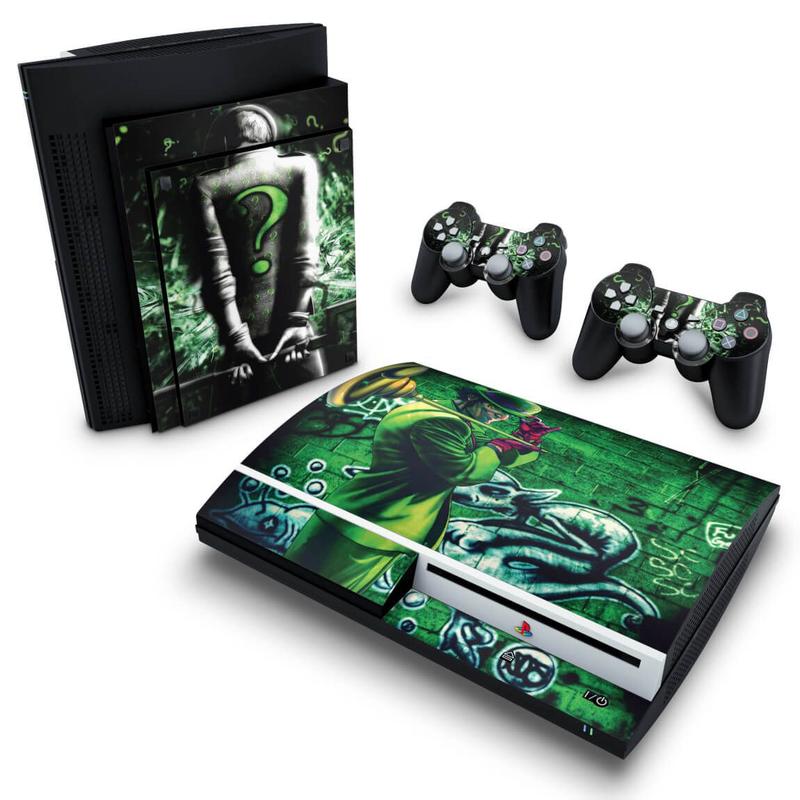 Adesivo Compatível PS3 Fat Skin - Charada Batman - Pop Arte Skins ...