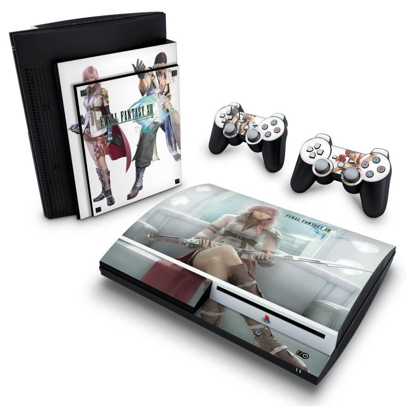 Adesivo Compatível PS3 Fat Skin - Final Fantasy Xiii A - Pop Arte Skins ...