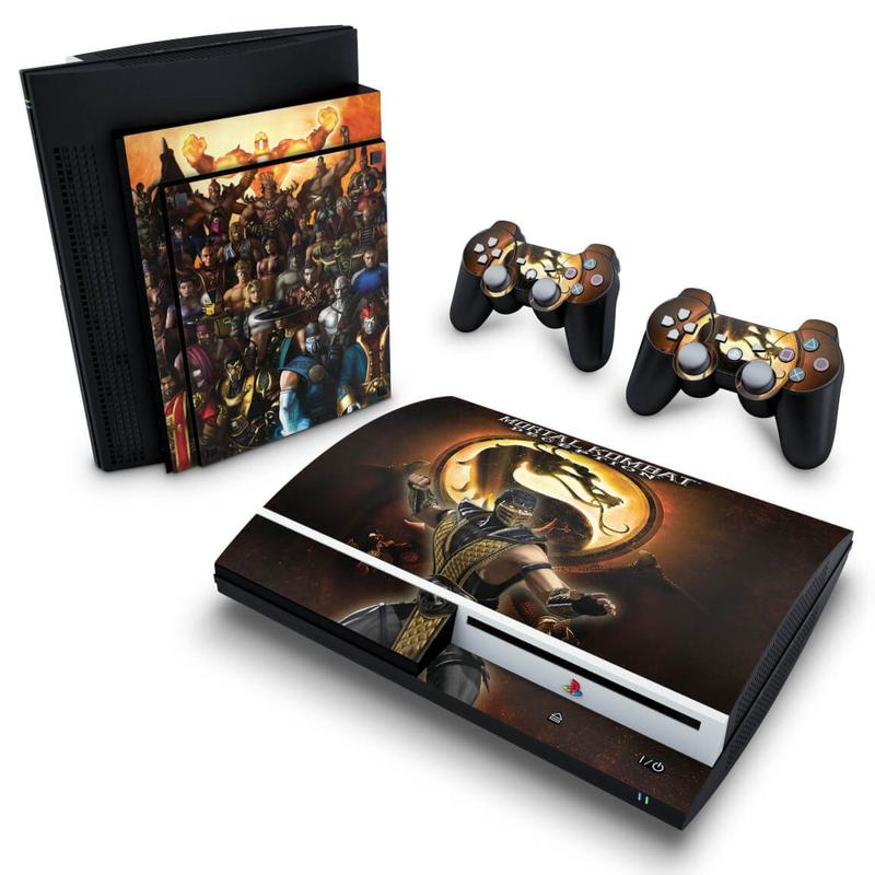 Adesivo Compatível PS3 Fat Skin - Mortal Kombat A - Pop Arte Skins ...