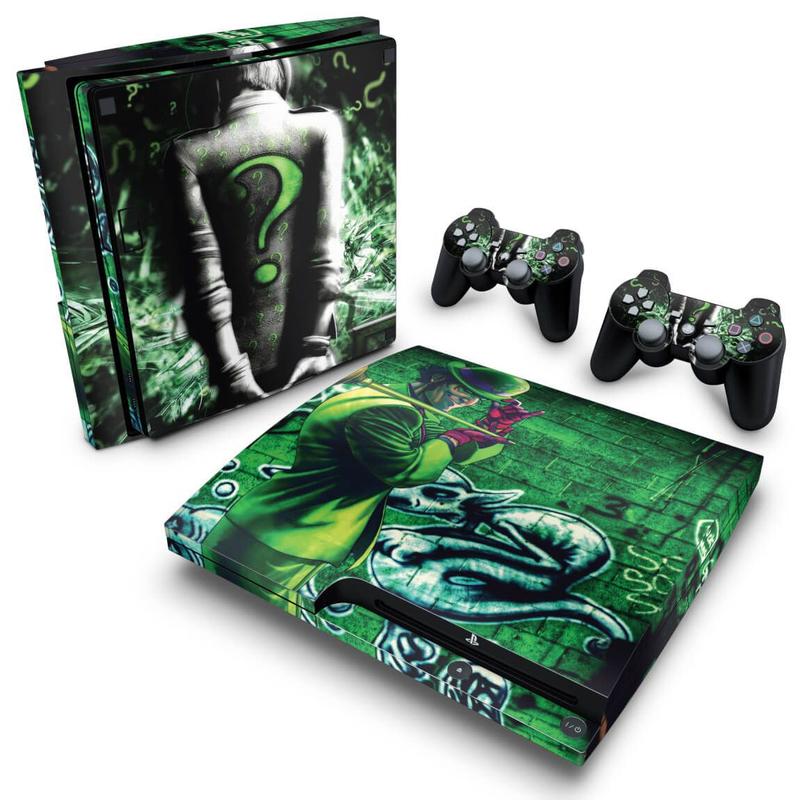 Adesivo Compatível PS3 Slim Skin - Charada Batman - Pop Arte Skins ...