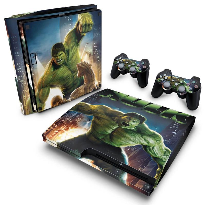 Adesivo Compatível PS3 Slim Skin - Hulk - Pop Arte Skins - Outros Games ...