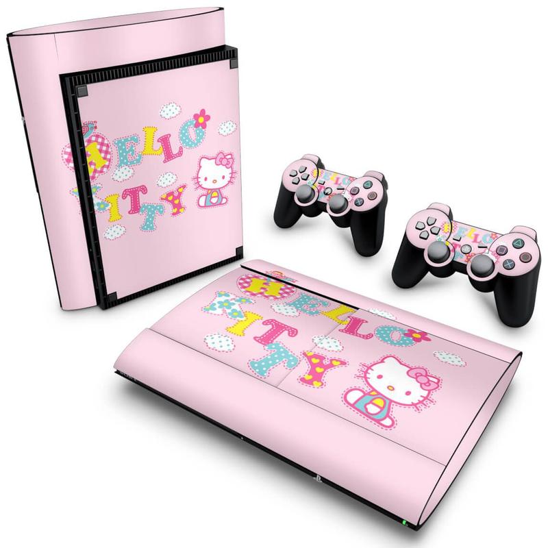 Adesivo Compatível PS3 Super Slim Skin - Hello Kitty - Pop Arte Skins ...