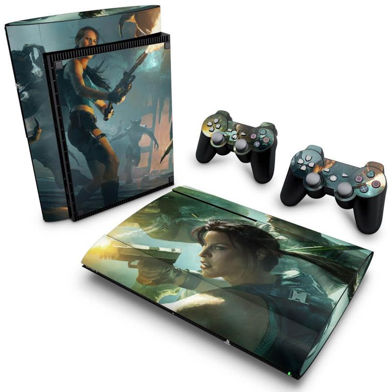Adesivo Compatível PS3 Super Slim Skin - Lara Croft And The Guardian Of ...