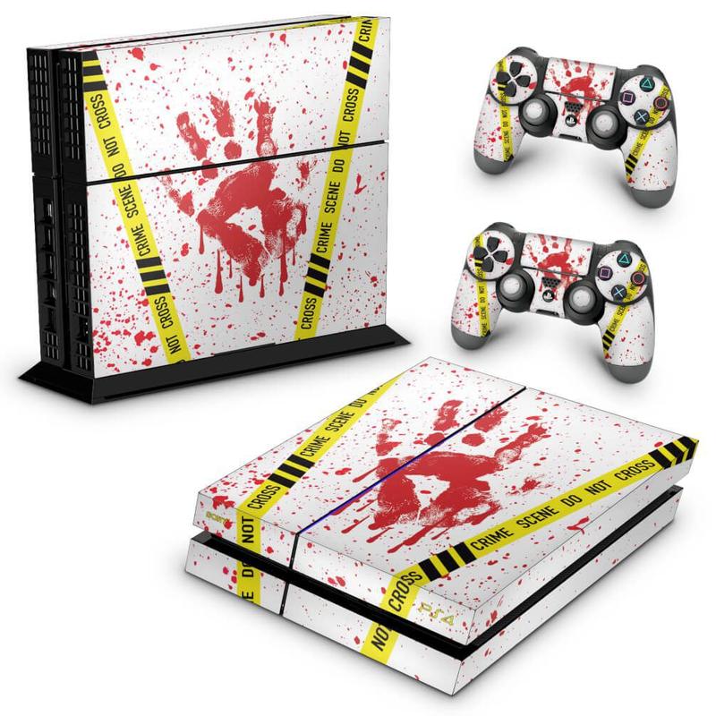 Adesivo Compatível PS4 Fat Skin - Cena De Crime Scene - Pop Arte Skins ...