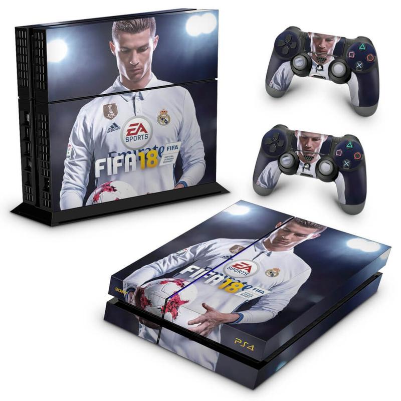 Adesivo Compatível PS4 Fat Skin - Fifa 18 - Pop Arte Skins - Outros ...