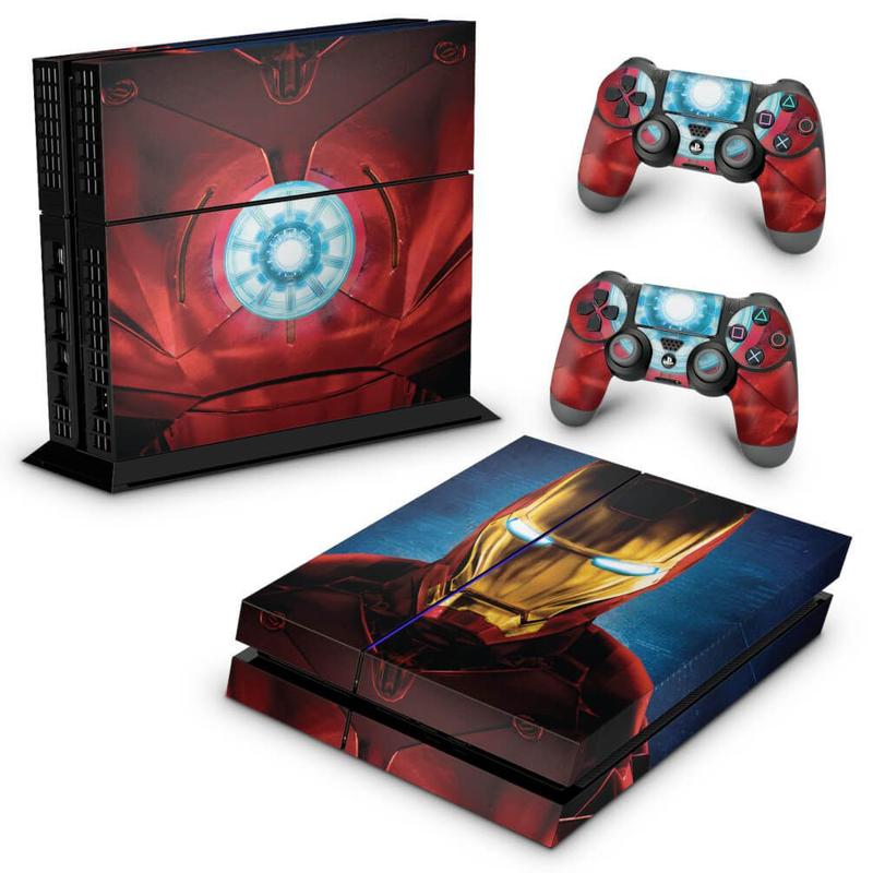Adesivo Compatível PS4 Fat Skin - Iron Man - Homem De Ferro - Pop Arte ...