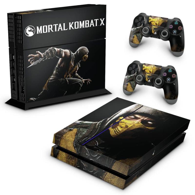 Adesivo Compatível PS4 Fat Skin - Mortal Kombat X - Pop Arte Skins ...