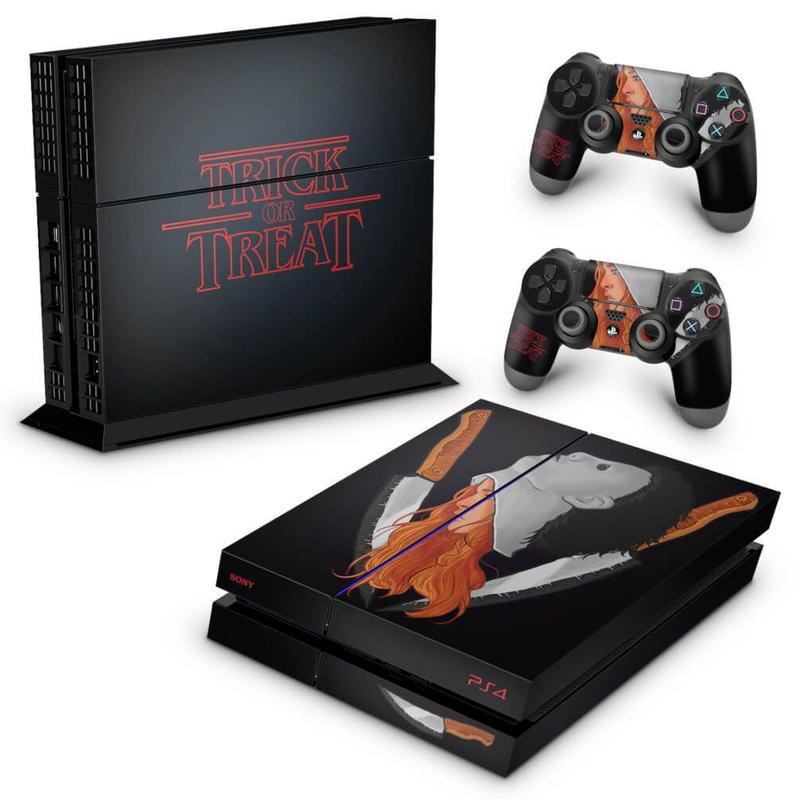 Adesivo Compatível PS4 Fat Skin - Stranger Things Max - Pop Arte Skins ...