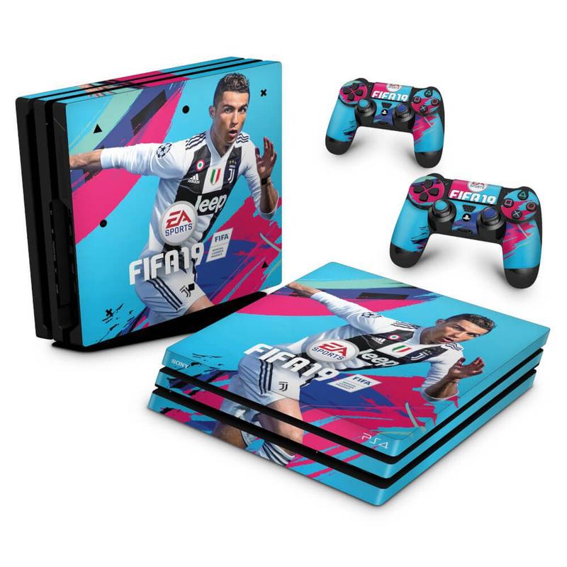 Adesivo Compatível PS4 Pro Skin - Fifa 19 - Pop Arte Skins - Outros ...